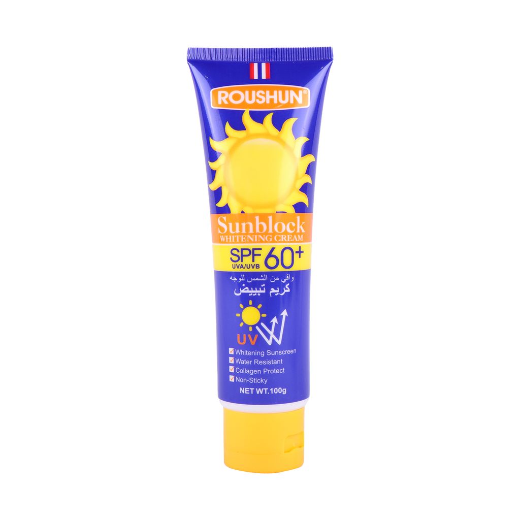 ROUSHUN SPF 60 SUNBLOCK WHITENING CREAM - 100M - Glory Swim Shop